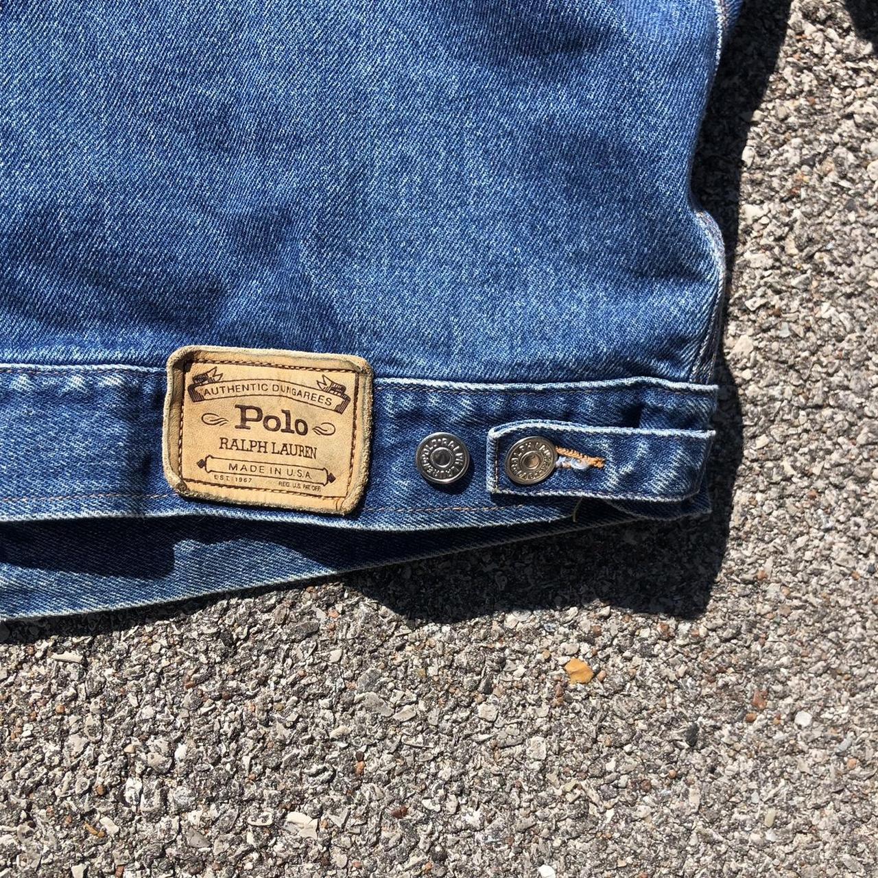 Polo Ralph Lauren Men's Blue and Navy Jacket | Depop