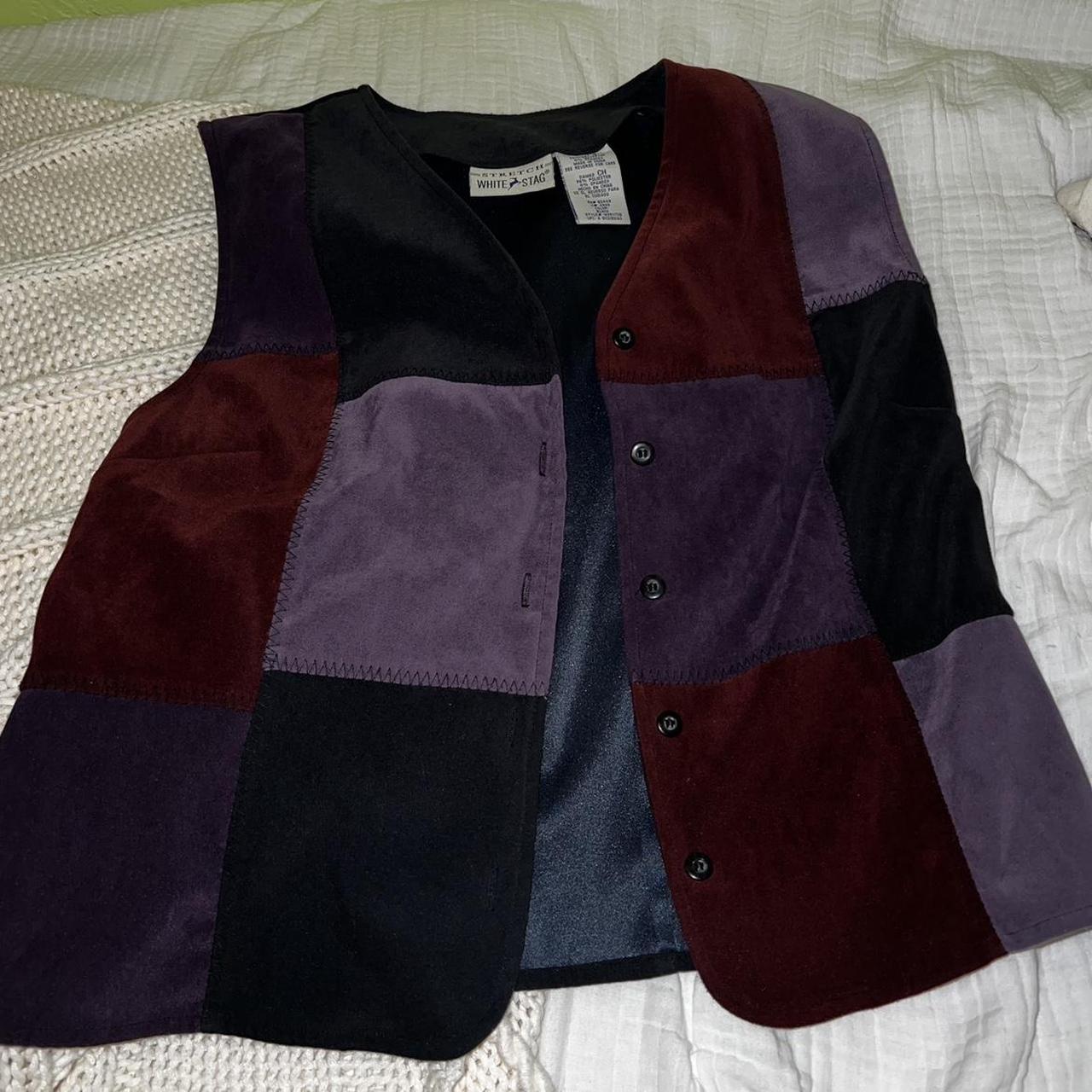 perfect White Stag patchwork vest 💜 size S women’s👾 - Depop