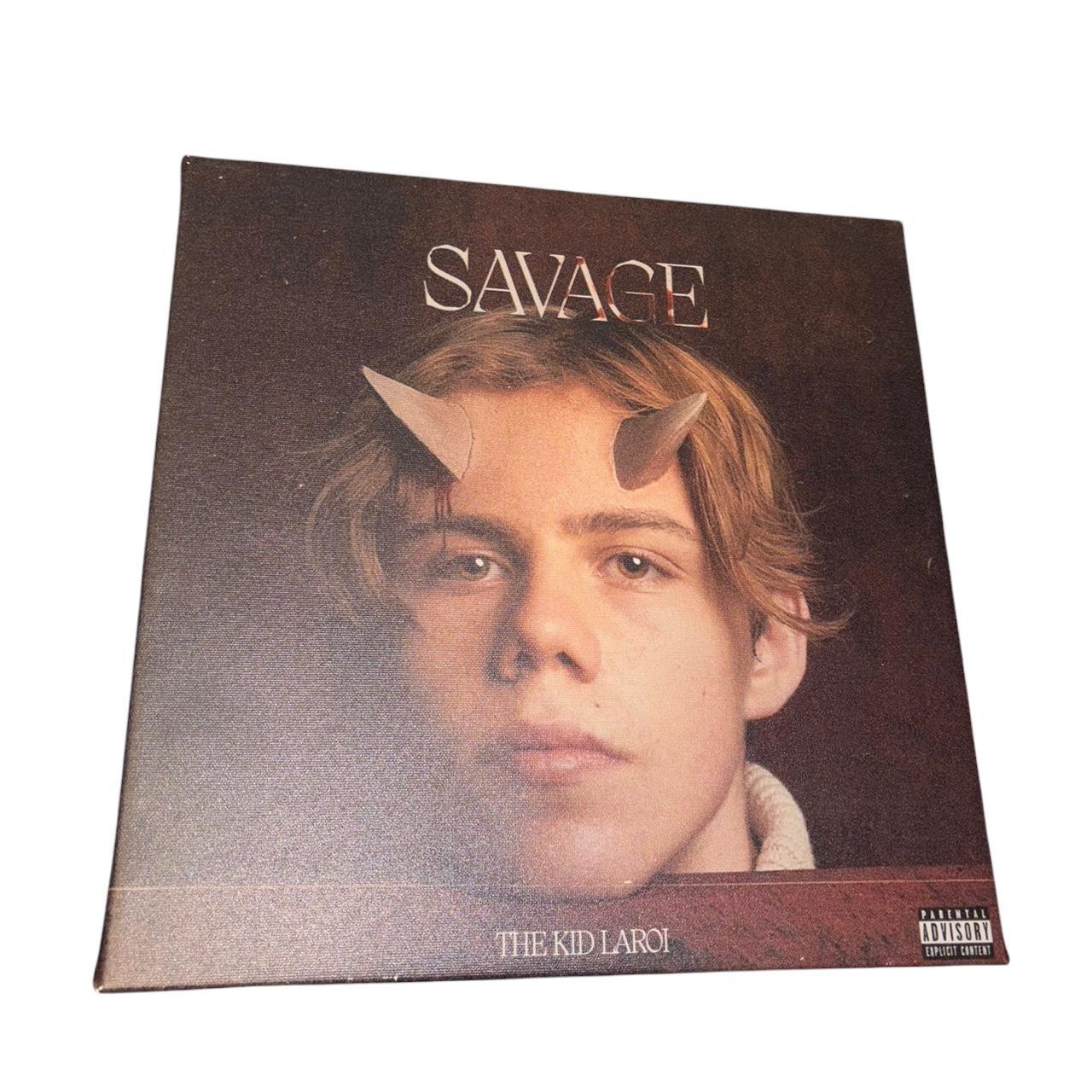 The Kid Laroi Savage Fuck Love album on vinyl 12x12... - Depop