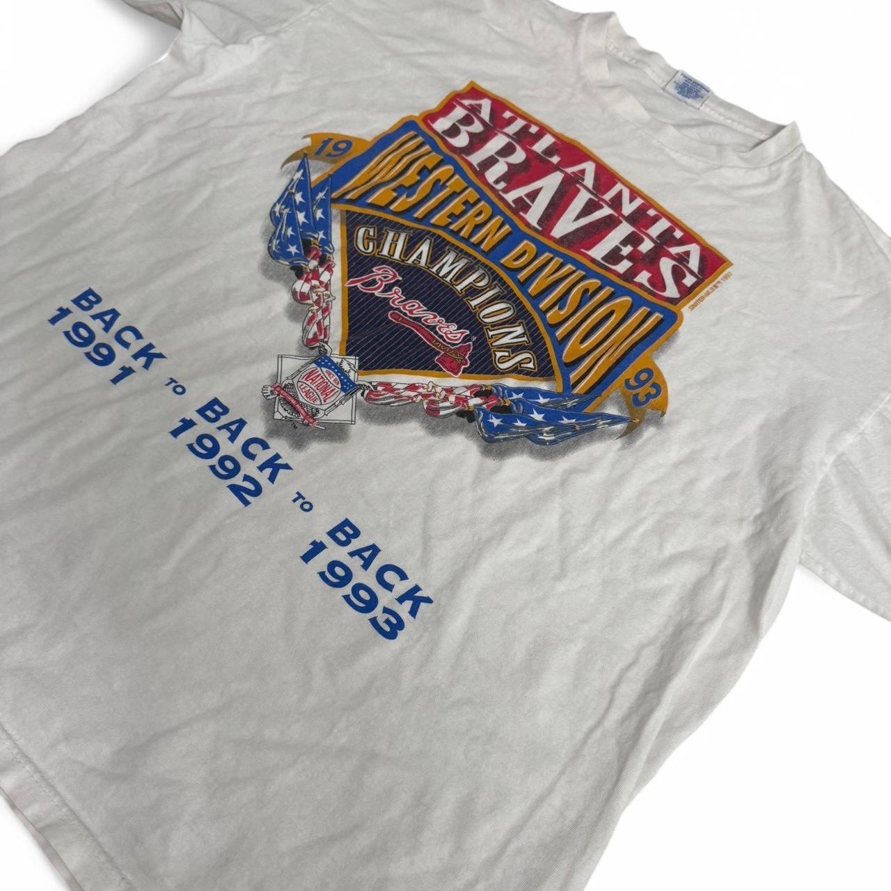 1993 Vintage Starter Atlanta Braves Western Division... | Depop