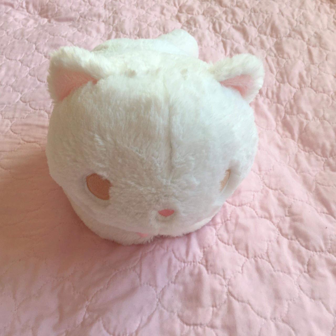 Fluffnest coco cat plush #white pink pastel cat... - Depop