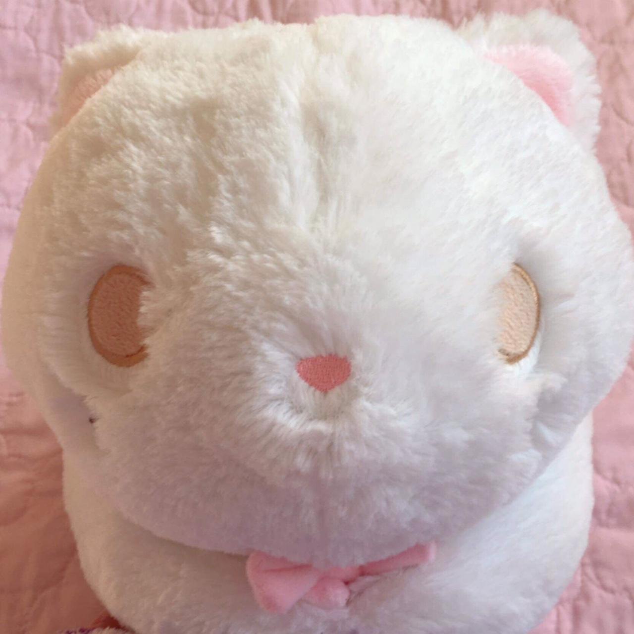 Fluffnest coco cat plush #white pink pastel cat... - Depop