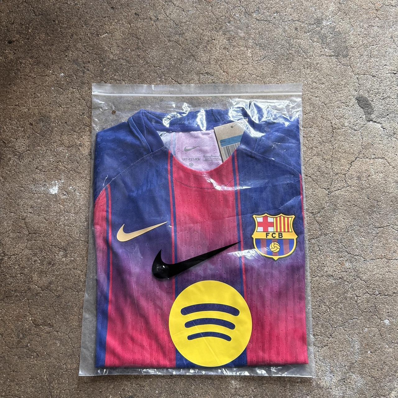 FC Barcelona 25/26 Home Kit Player Version (slim fit... | Depop