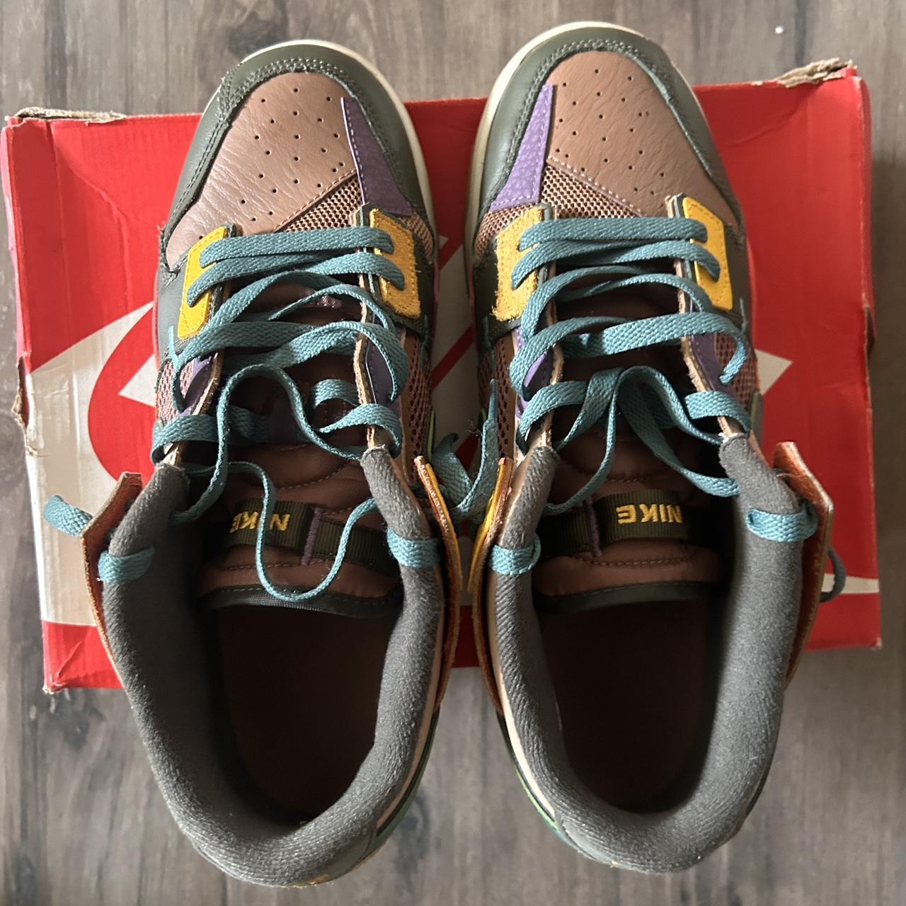 Nike Dunk Low Scrap Used With box Size 10.5 Brand... - Depop