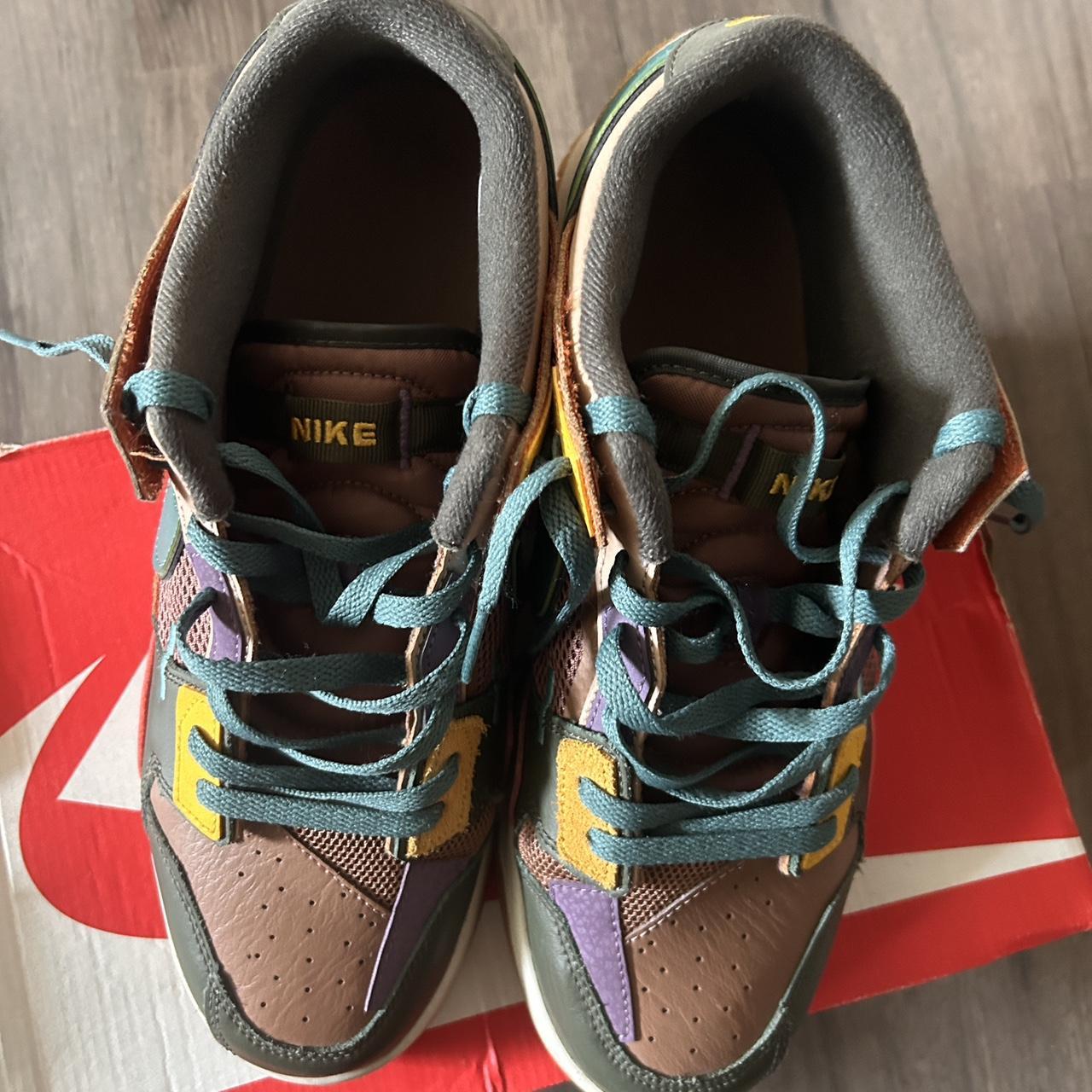 Nike Dunk Low Scrap Used With box Size 10.5 Brand... - Depop