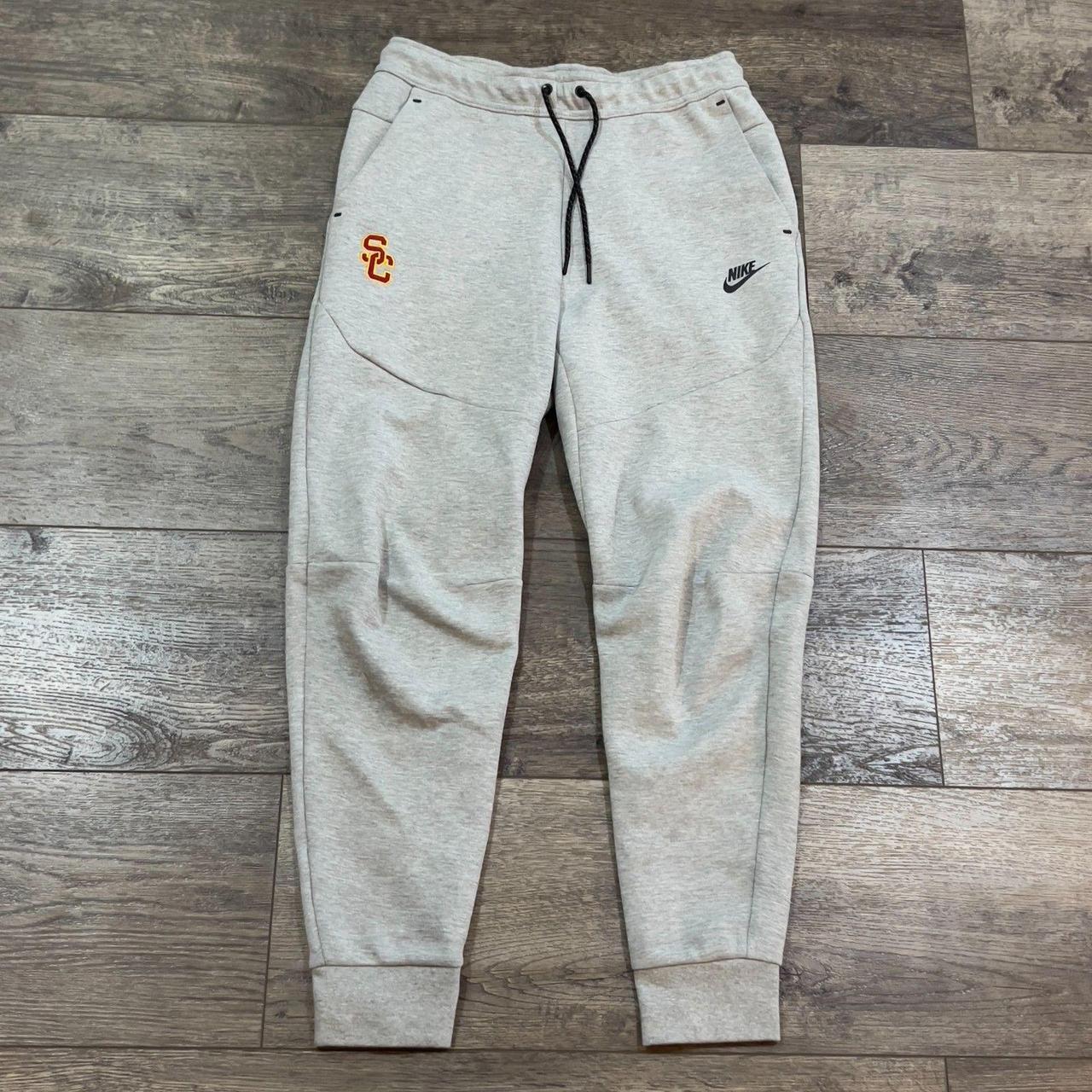 USC Nike Sportswear Tech Fleece Gray Joggers Sweat... | Depop