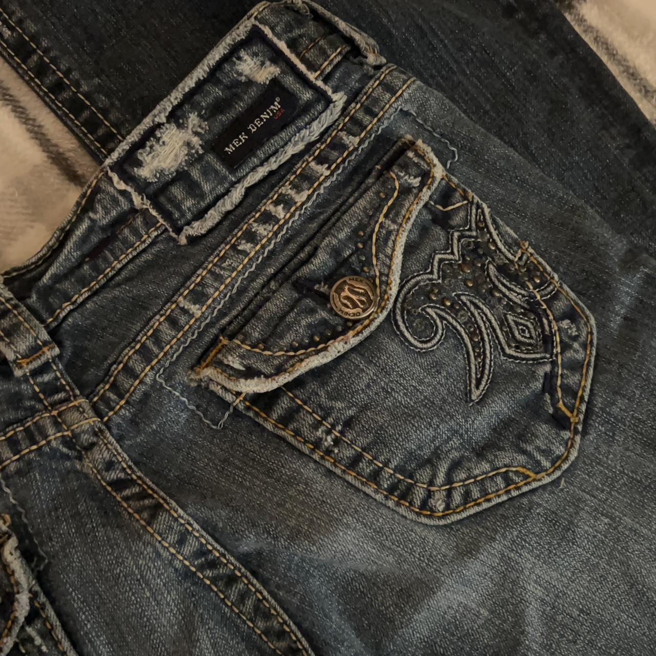 super cute MEK denim huntington boot cut jeans... - Depop