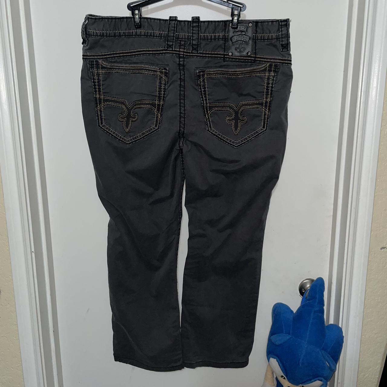 Vintage super cool rock revival jeans with a really... - Depop