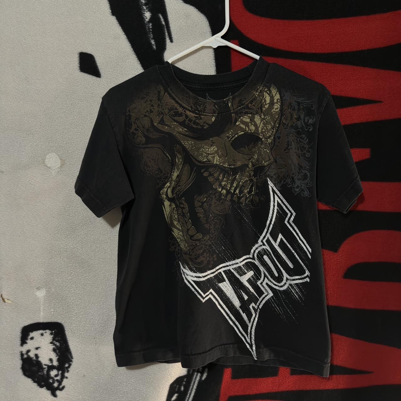 Y2k Vintage Tapout shirt with a really cool design... - Depop