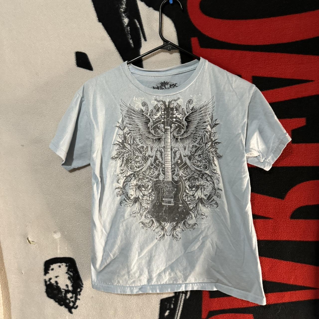 Y2k Vintage shirt with a really cool design like... - Depop