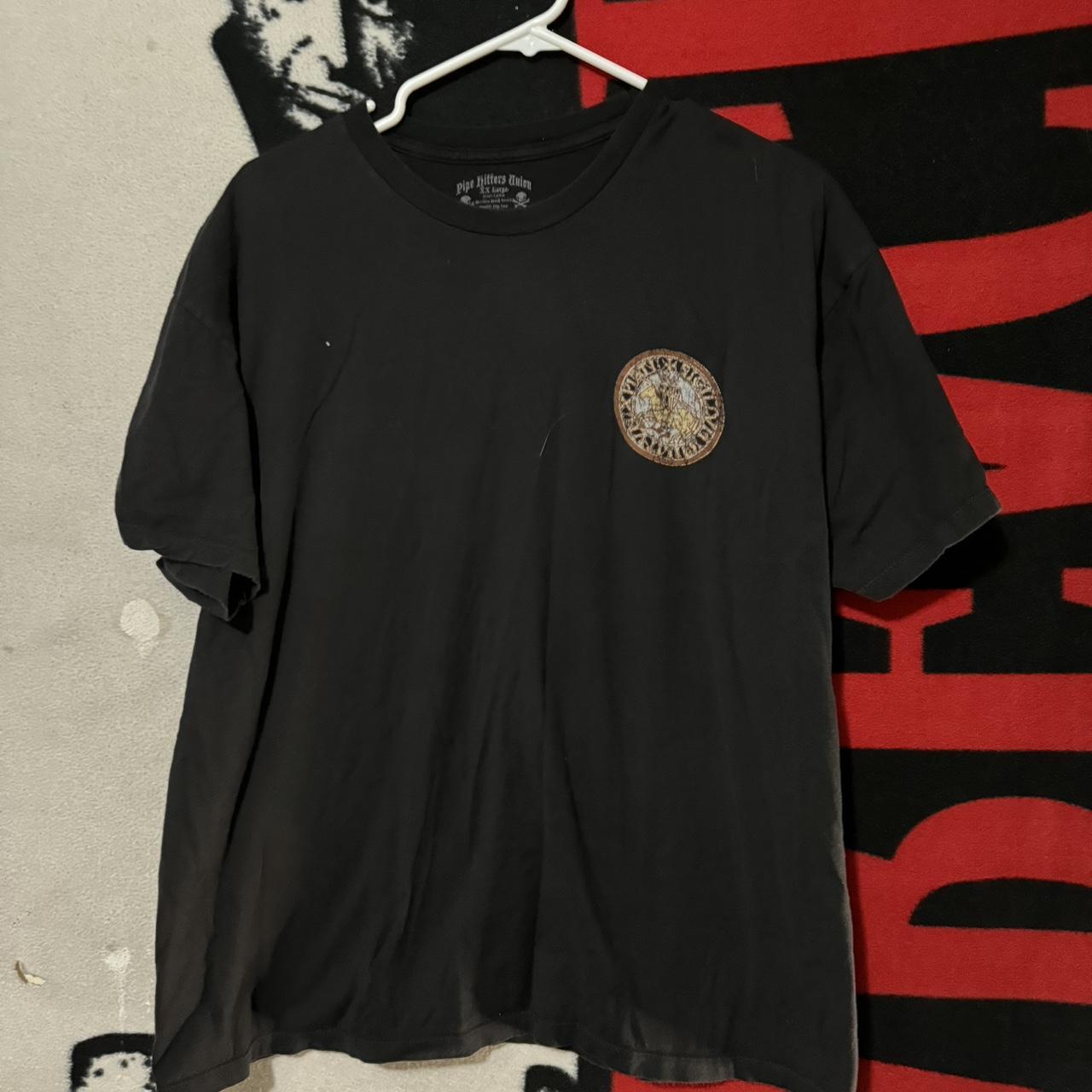 Y2k Vintage shirt with a really cool design like... - Depop