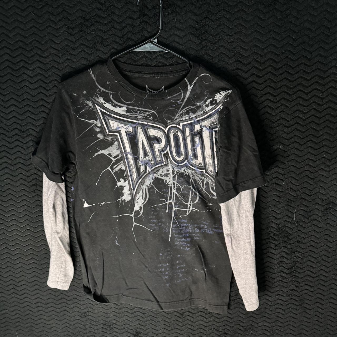 Y2k Vintage Tapout long sleeve shirt with a really... - Depop