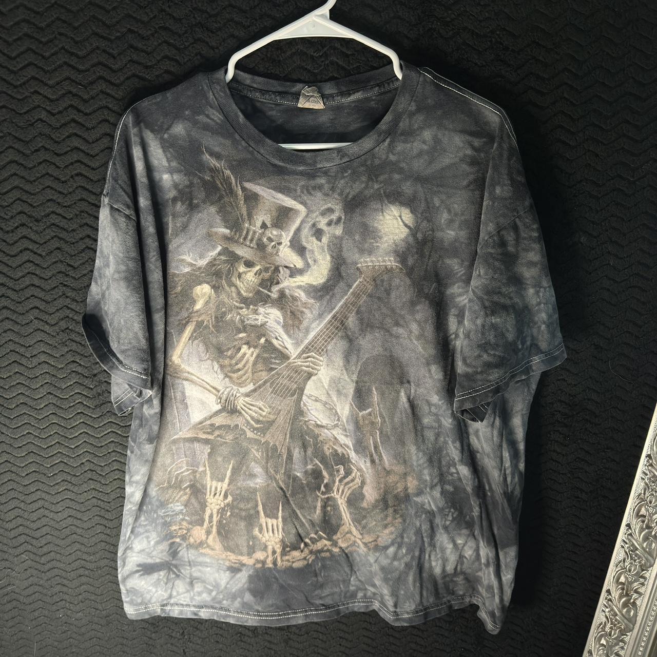 Y2k Vintage shirt with a really cool design like... - Depop