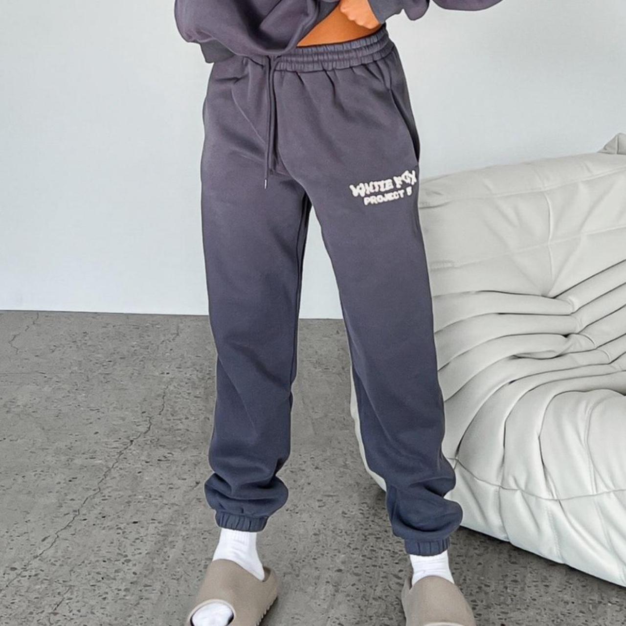 White fox project 5 volcanic gray sweatpants - Depop