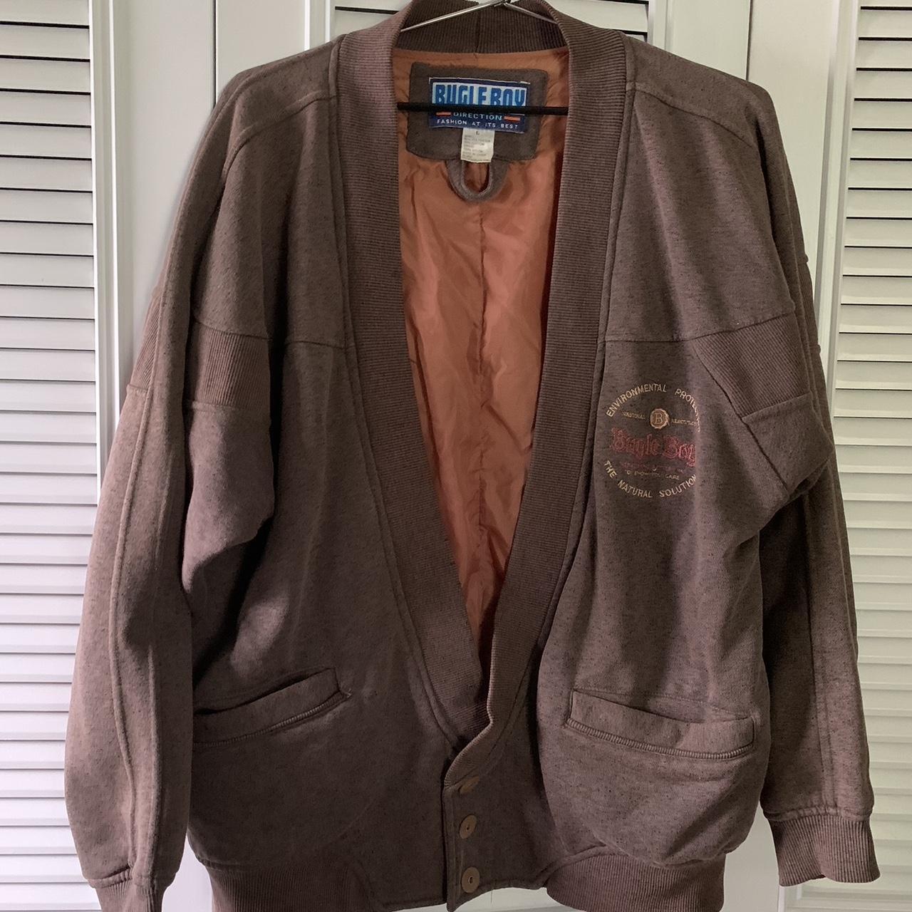 Vintage Bugle Boy bomber jacket -Size... - Depop