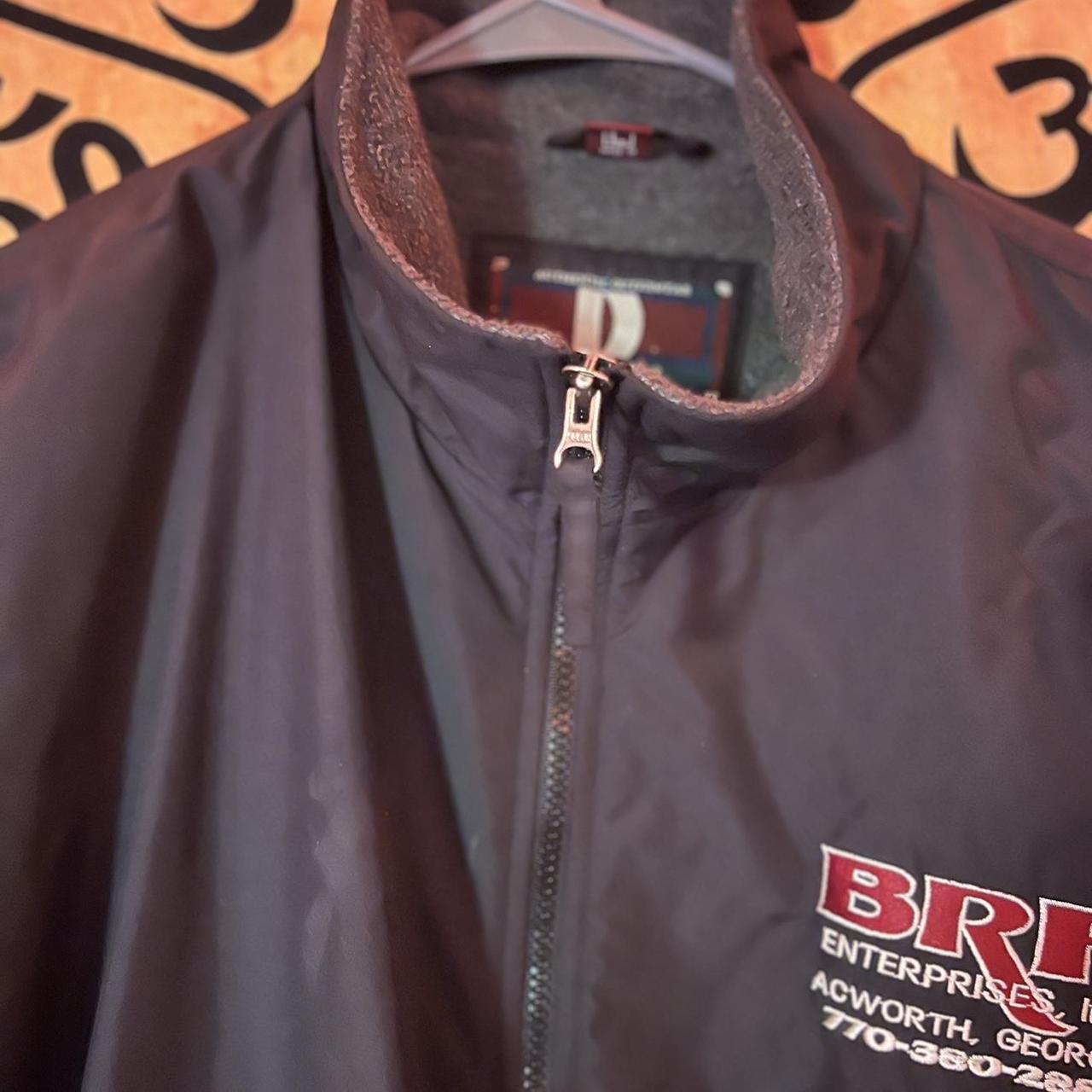 Vintage black work windbreaker jacket - Depop