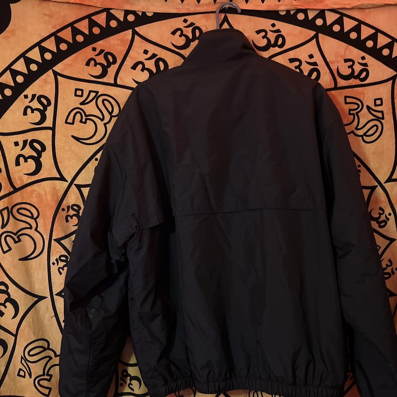 Vintage black work windbreaker jacket - Depop