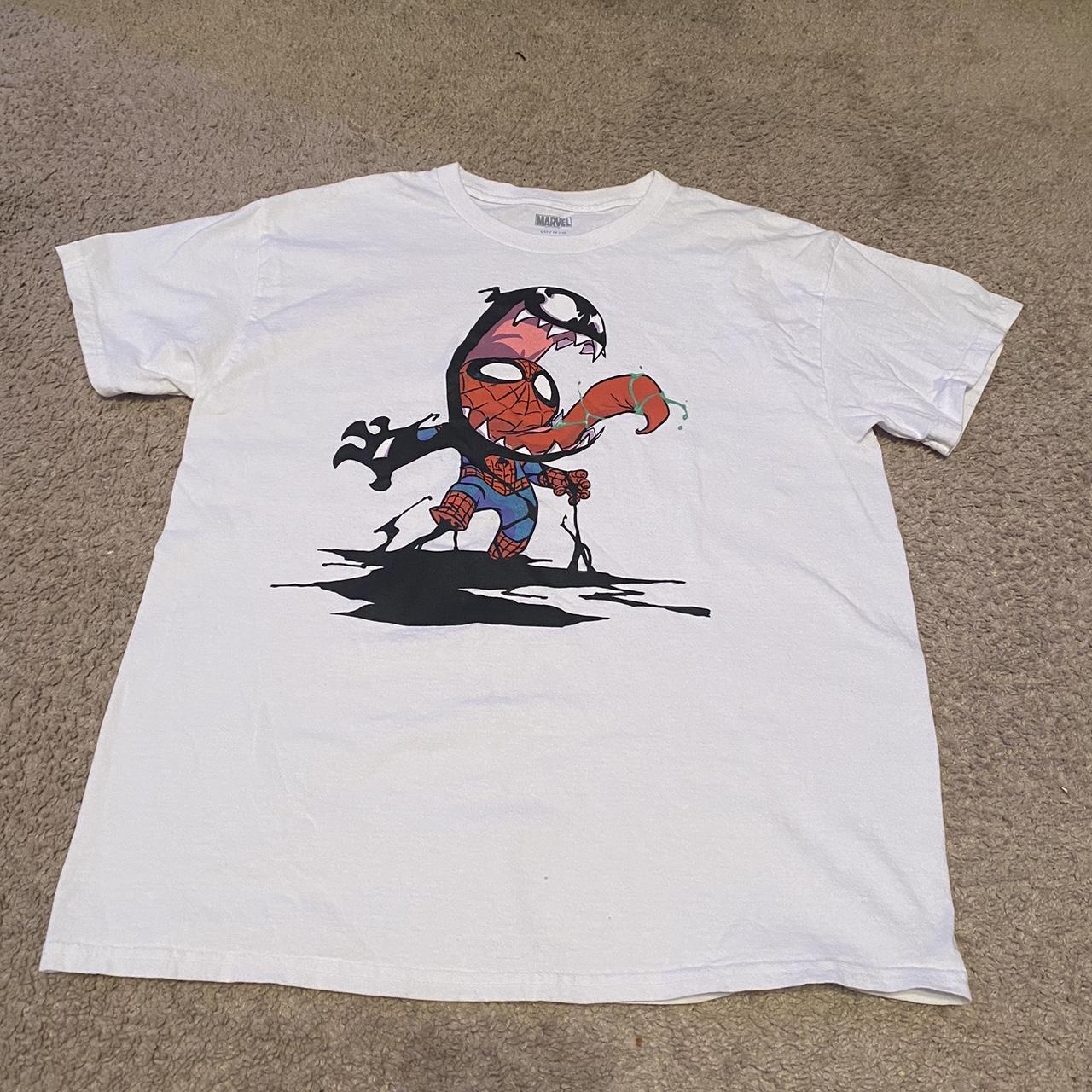 Spider-man Venom shirt Large No stains - Depop