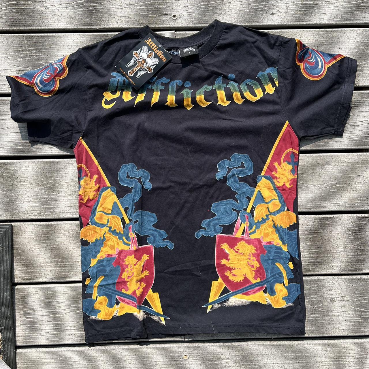 Brand new with tags early 2000s affliction tee! No... - Depop