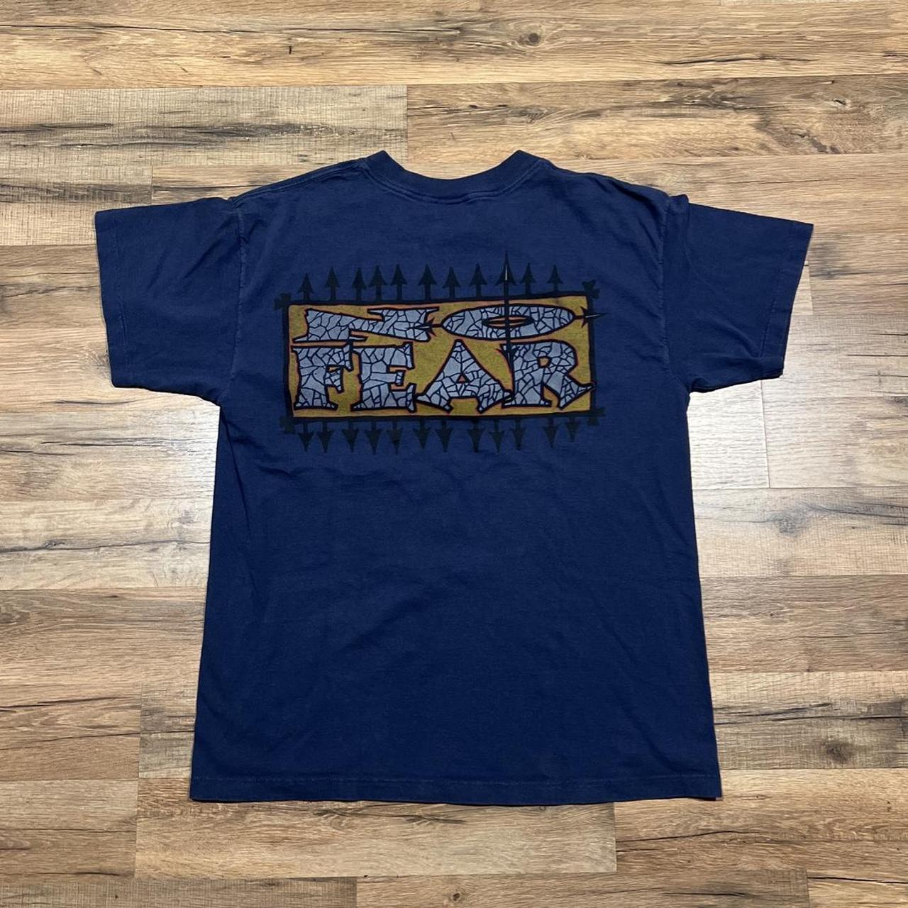 90s no fear tee. No flaws with great colors and... - Depop
