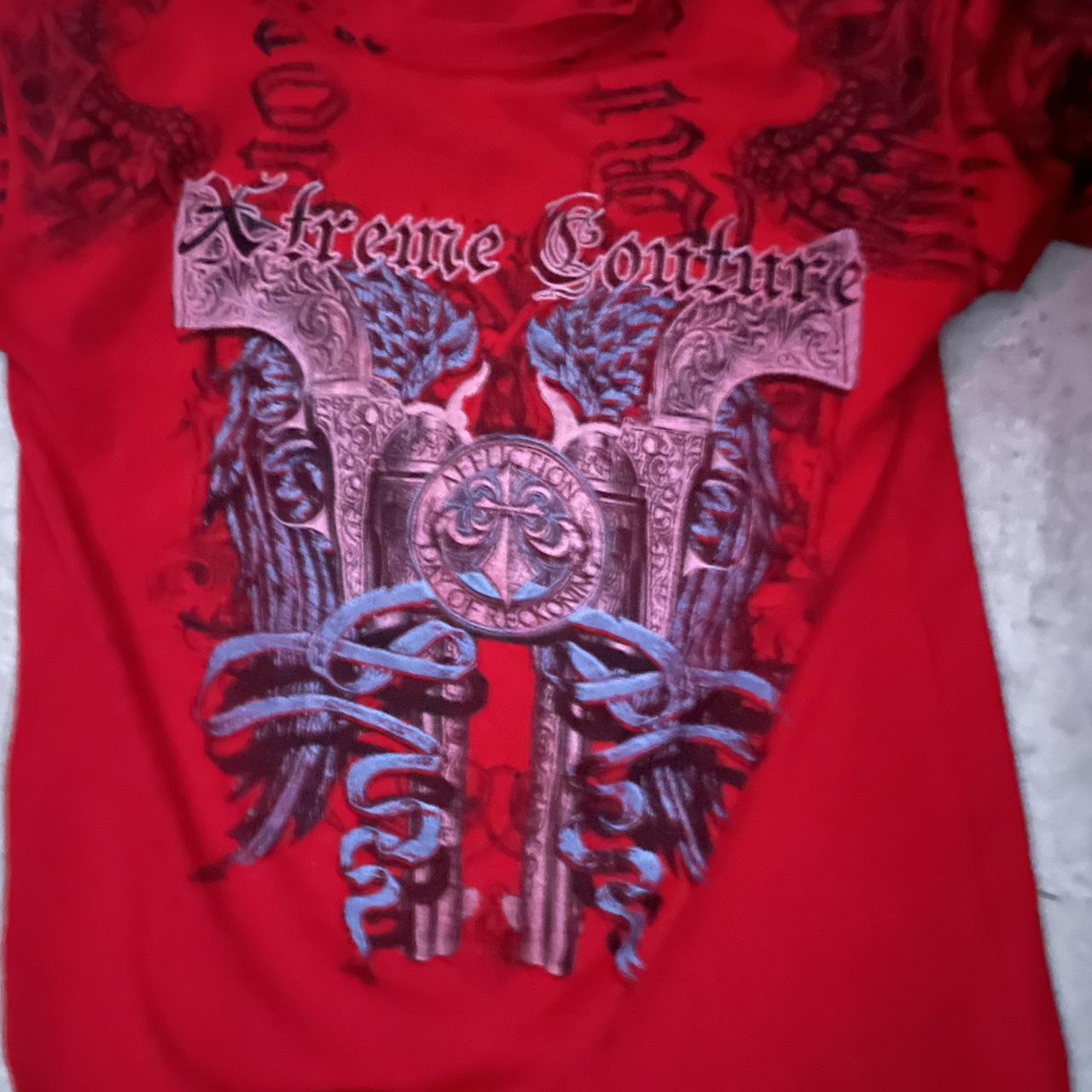 red affliction men’s tee - Depop
