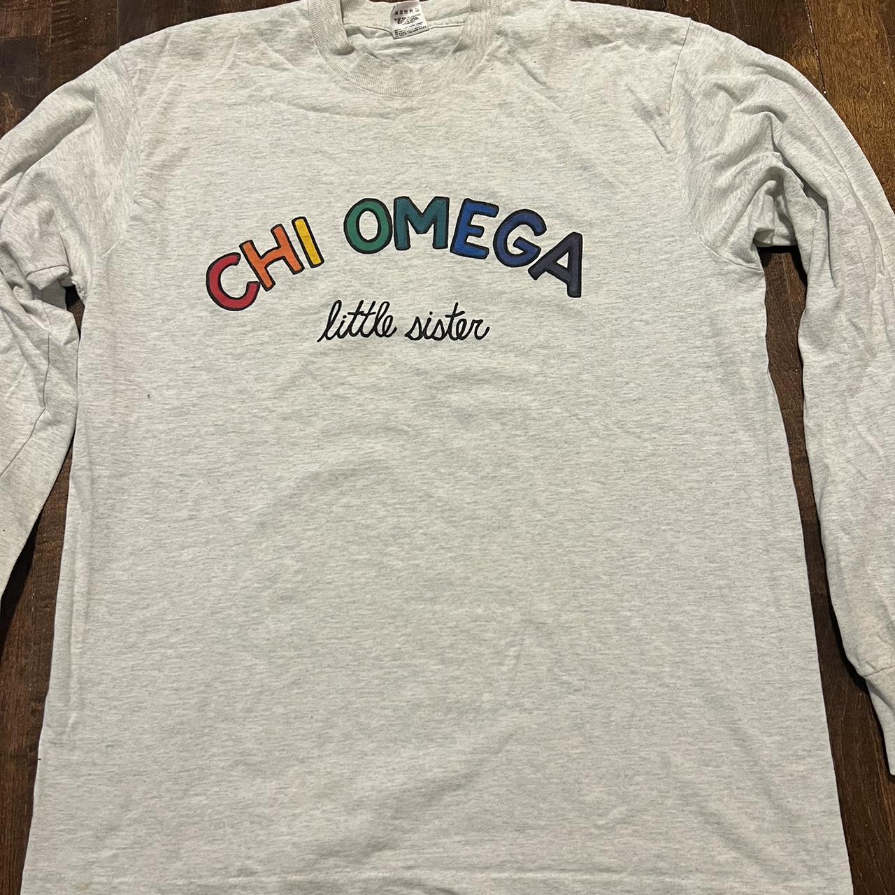 90’s SINGLE STITCH CHI OMEGA SISTERS SORORITIES... - Depop