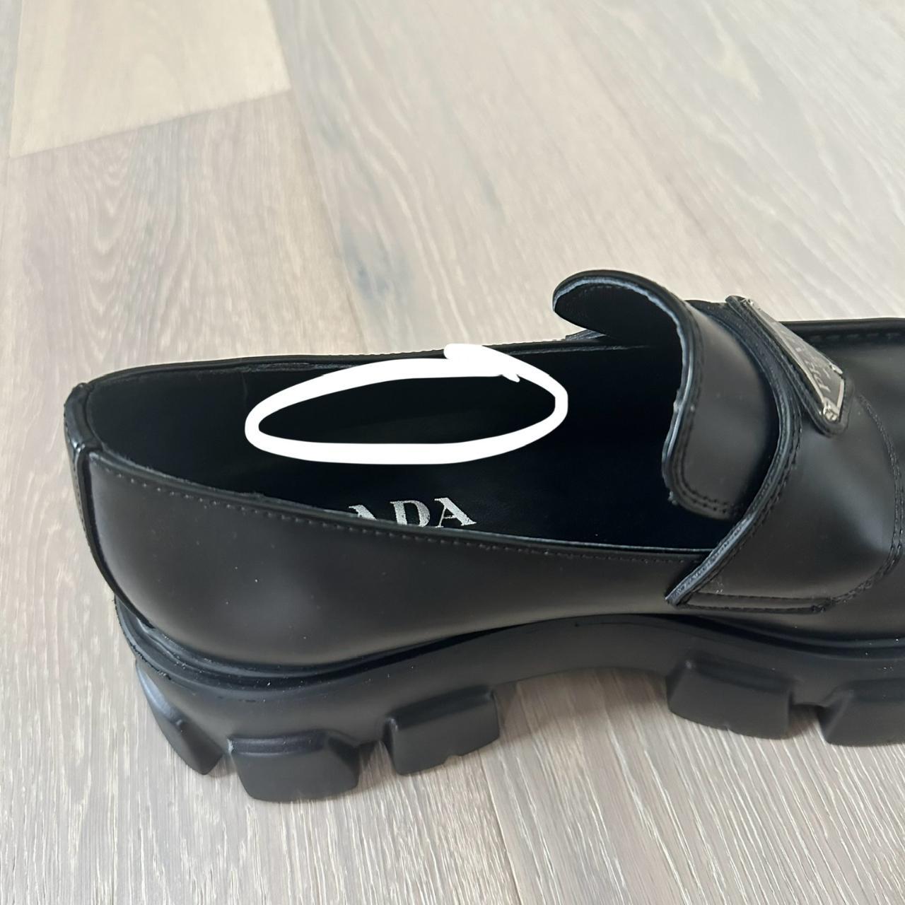 Chunky Prada Monolith Patent Leather Loafers -... | Depop