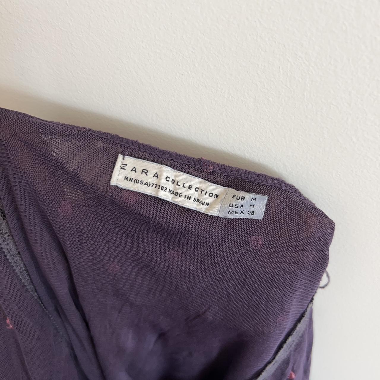 Stunning Zara top! Mesh material with lining. - Depop