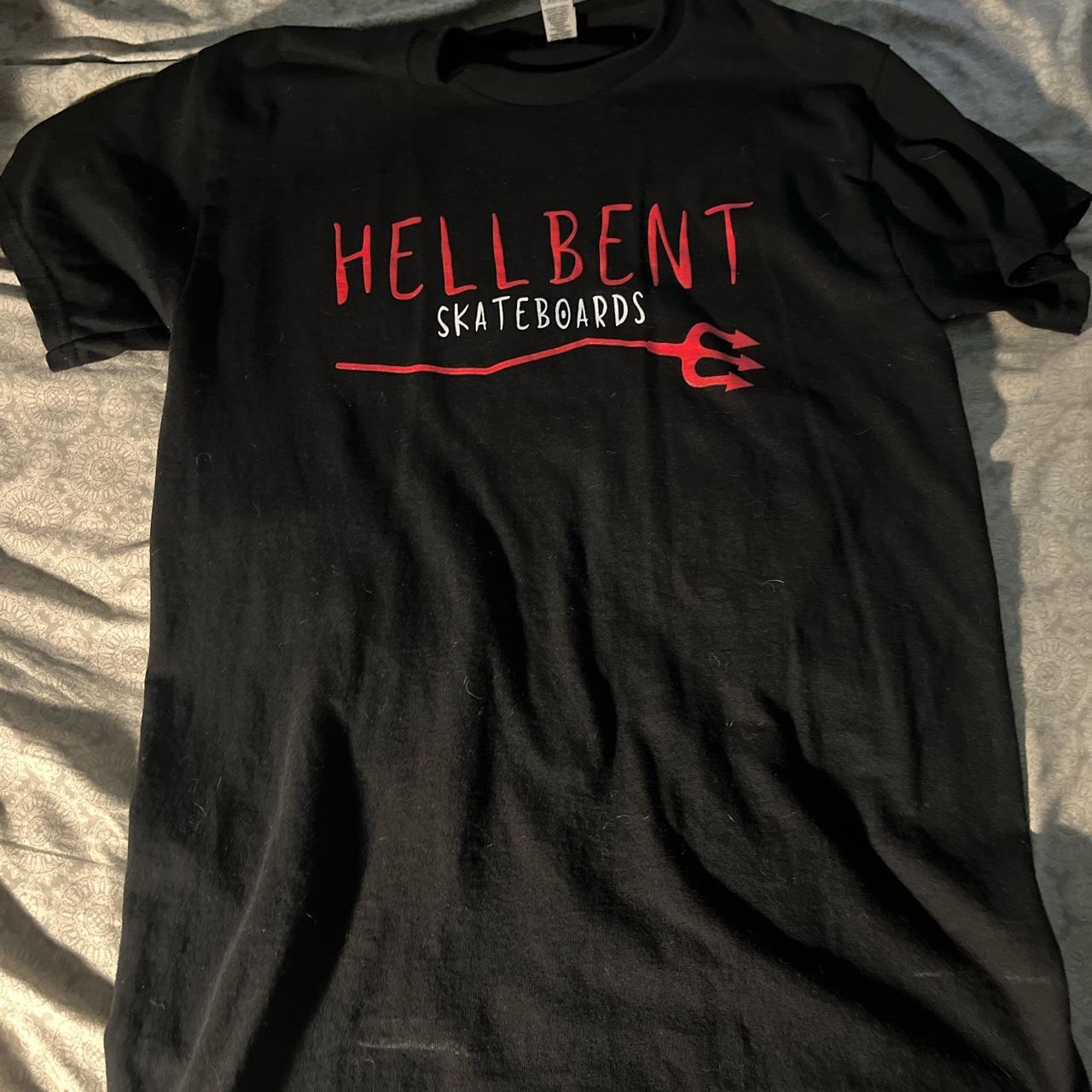 Hellbent Skateboards Shirt(Skate Brand not active... - Depop