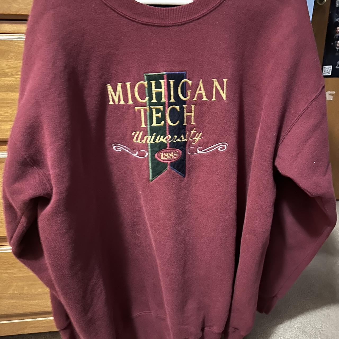 Vintage Michigan Tech Crewneck Great condition, no... - Depop