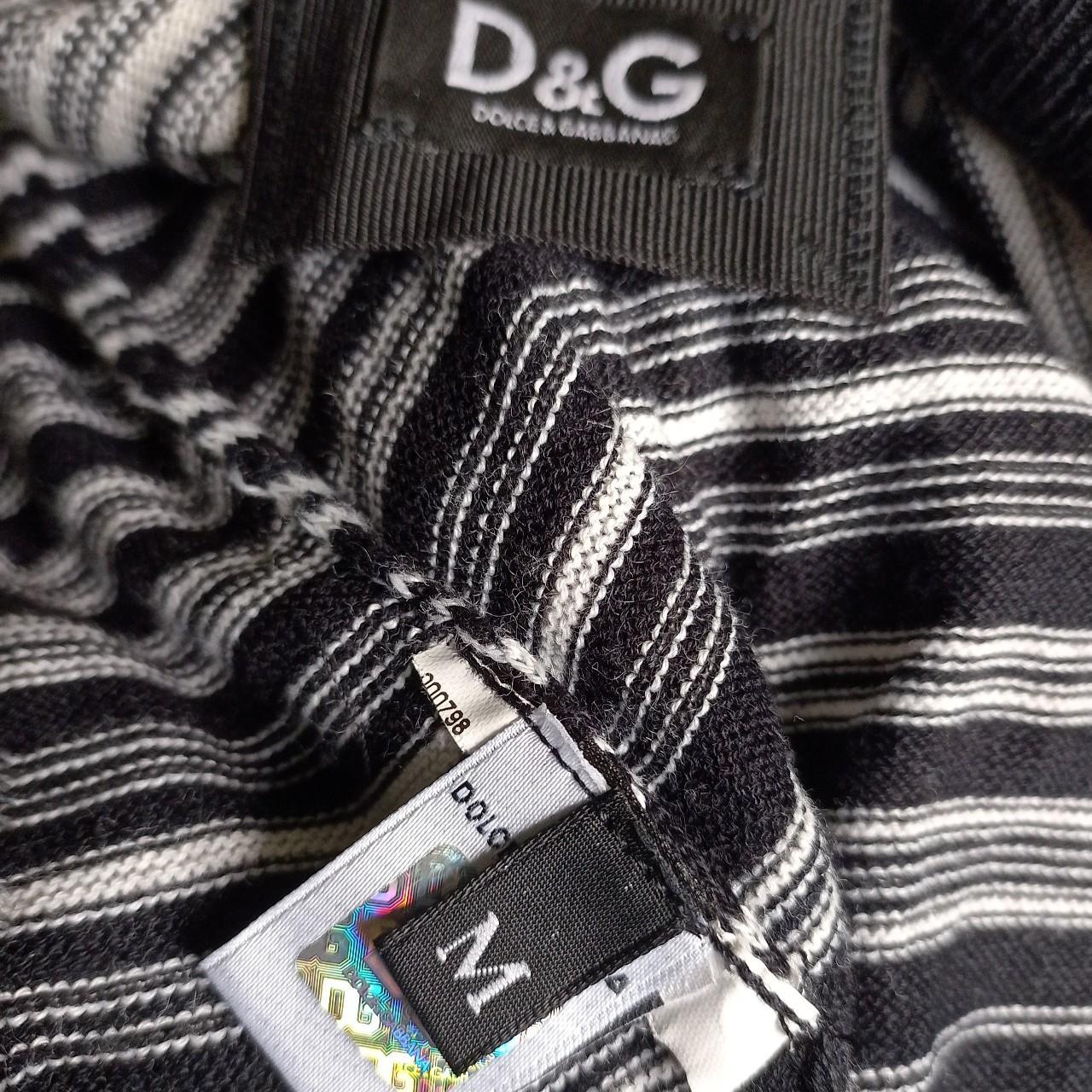 Look video 🖤 D&G dress striped knitwear with ruffles... - Depop