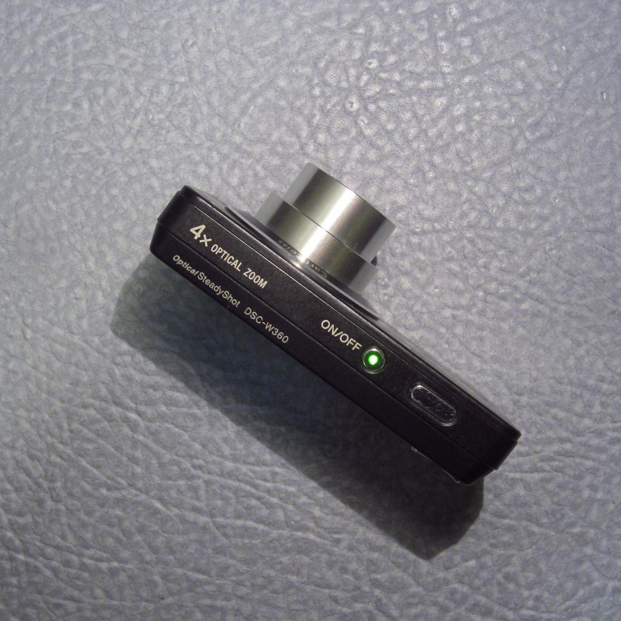 SONY DSC - W360 Cyber-Shot steell / black Compact... - Depop