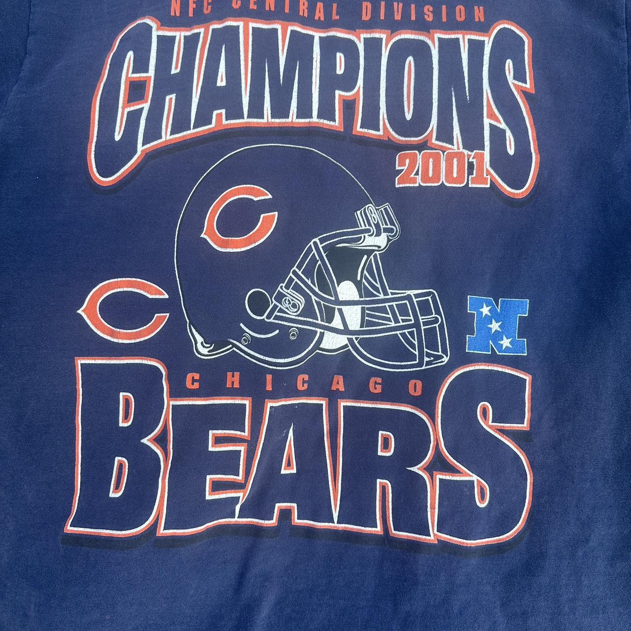 Sick 2001 Chicago Bears NFC championship tee in... - Depop