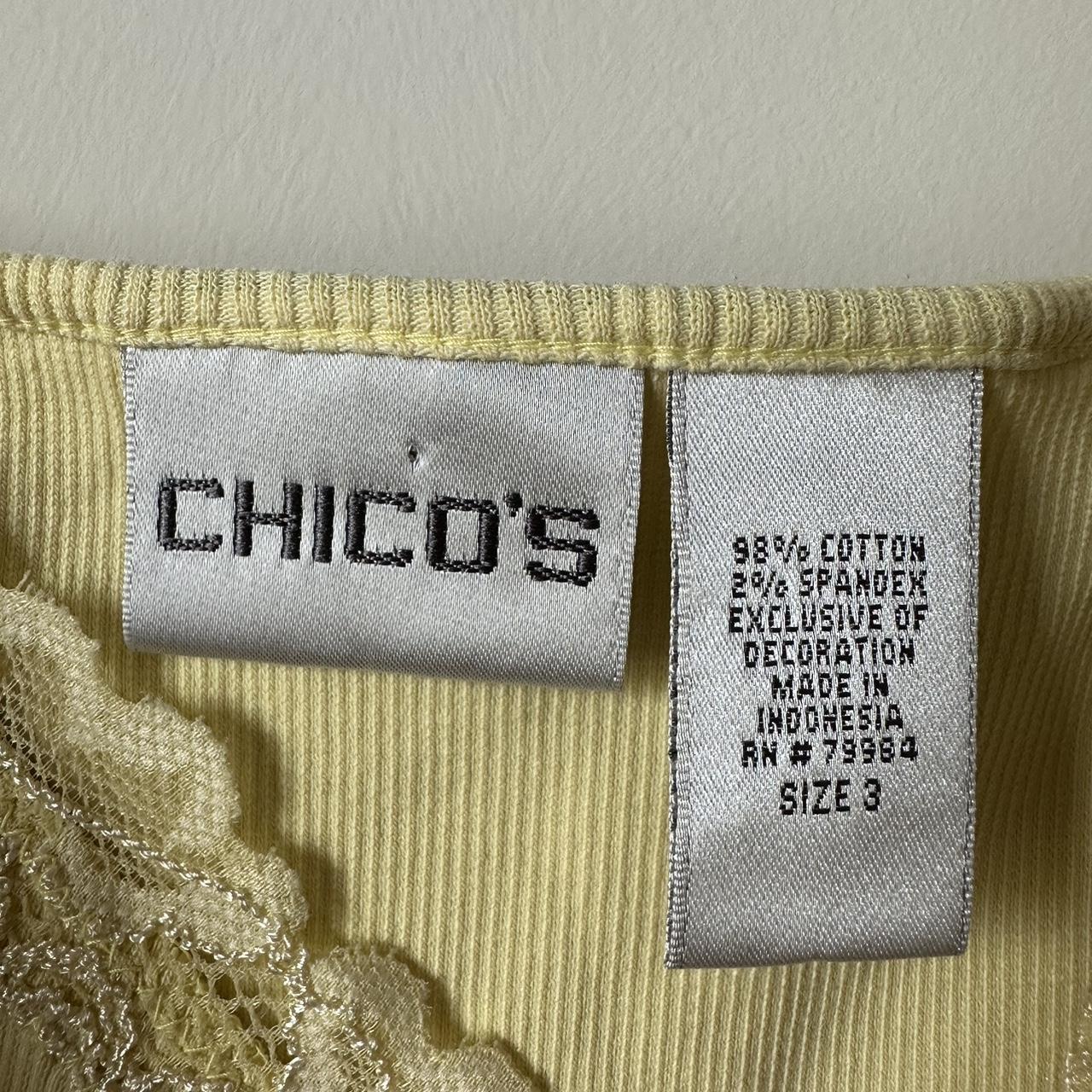 pastel yellow baby tank from chicos! its a really... - Depop
