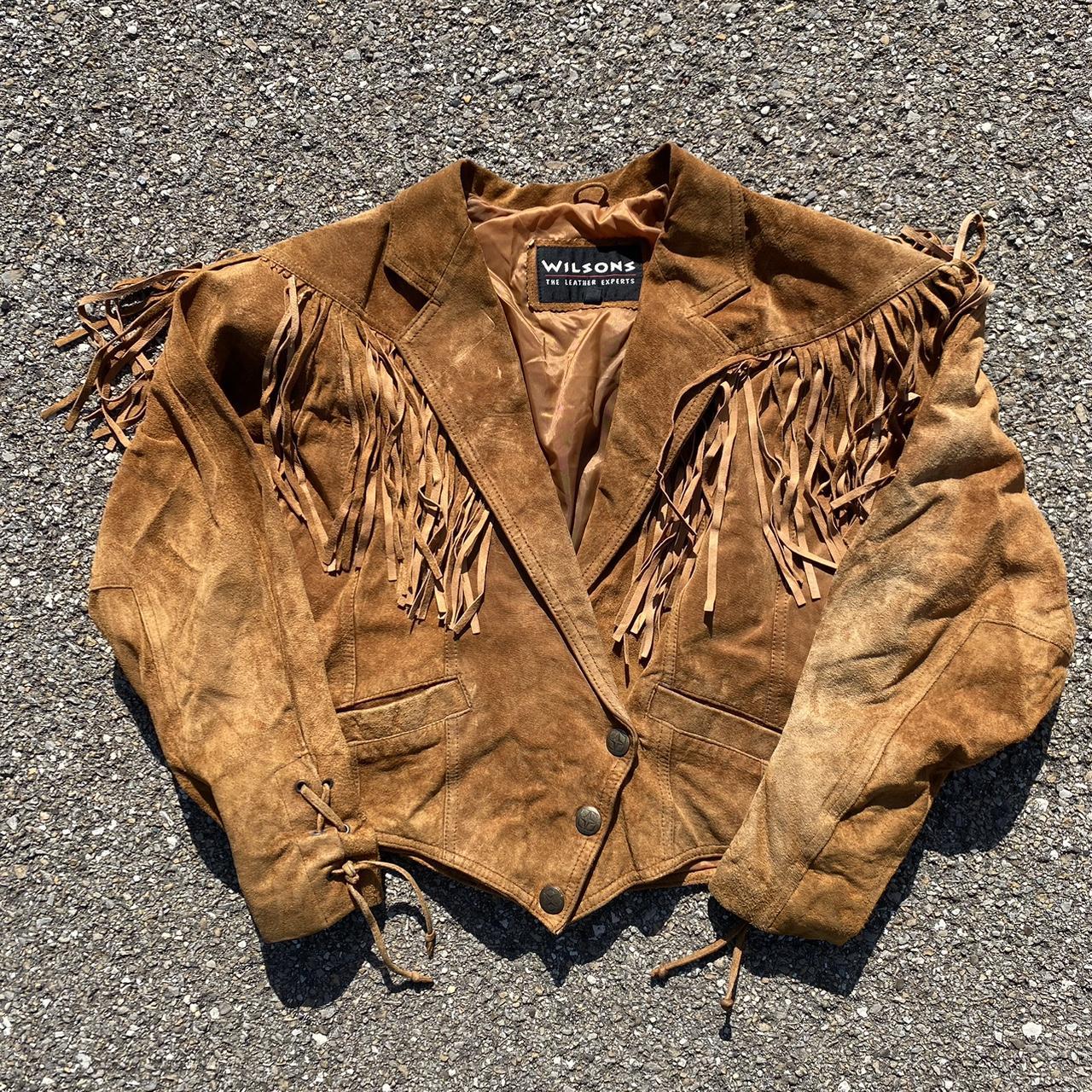 Wilson’s Leather Women's Tan Jacket | Depop