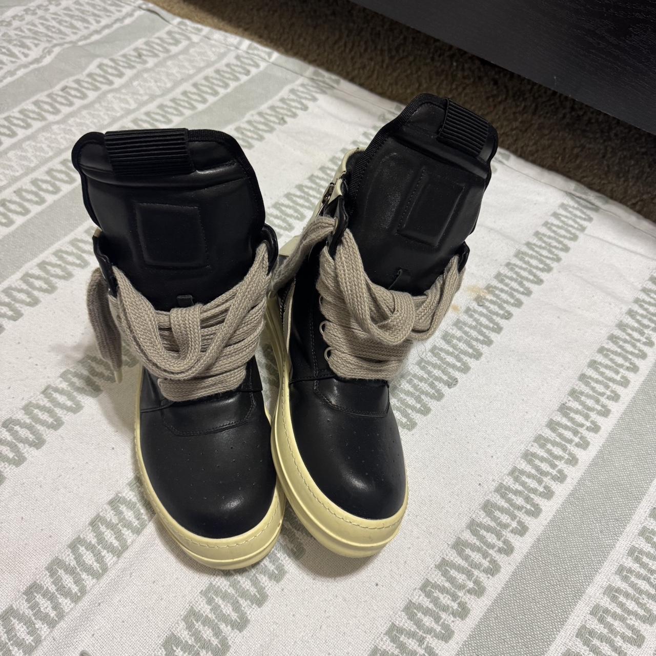 Rick Owen Jumbo lace geobasket | Depop