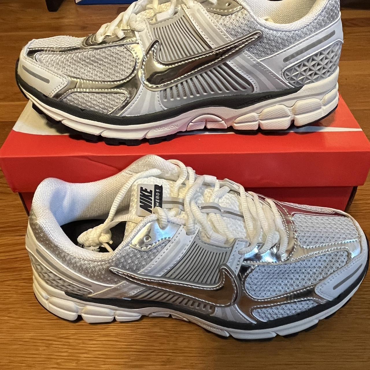 Nike Zoom Vomero 5 Metallic Silver (10M/11.5W)... - Depop