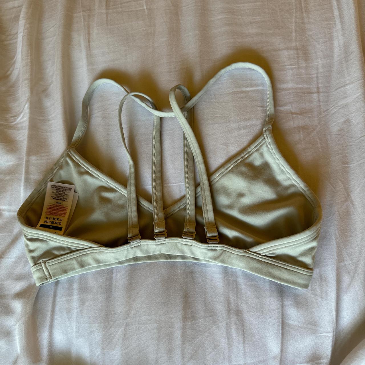 Gymshark sports bra light blue - Depop