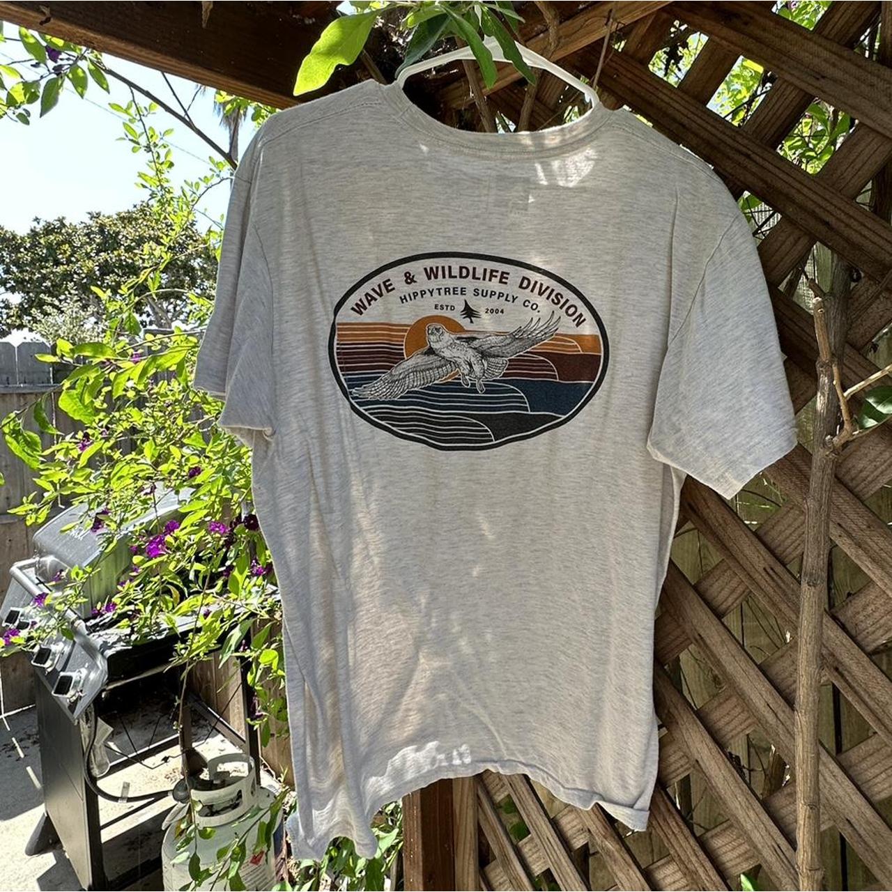 Wave and wildlife Hippy Tree Tee size large Let the... - Depop