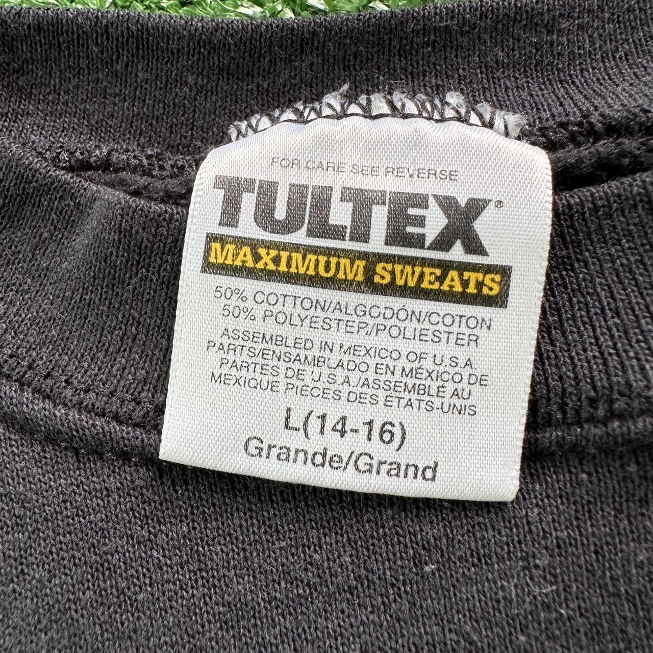 90s tultex sweatshirt • kids size large, fits like... - Depop