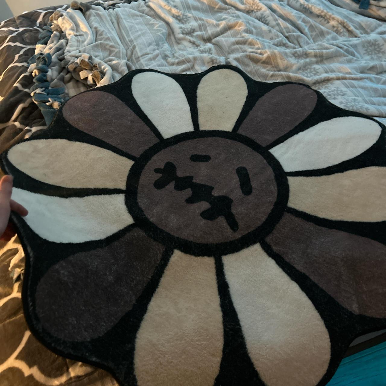 Custom Takashi Murakami X Travis Scott Flower Rug... | Depop
