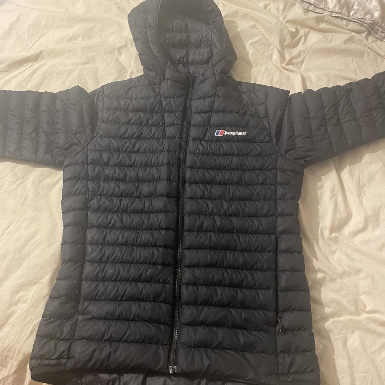 Berghaus Men's Black and Navy Coat | Depop