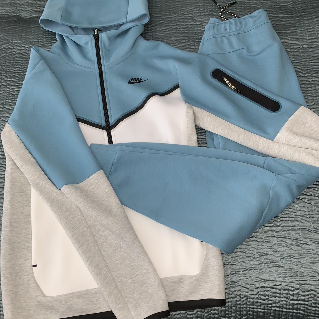 RARE BABY BLUE NEW SEASON TECH FLEECE BRAND NEW... - Depop