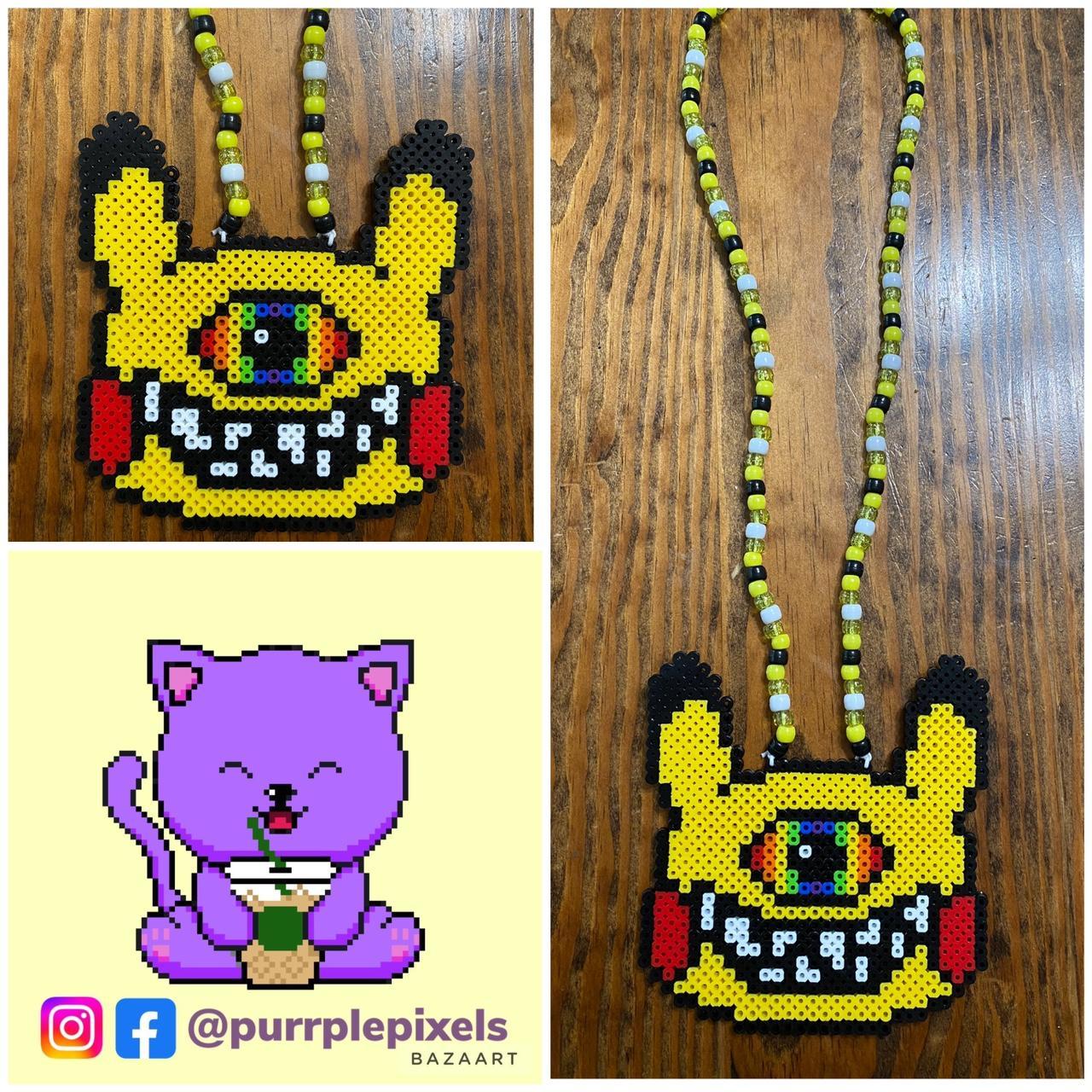 Subtronics Pikachu Perler Kandi... - Depop