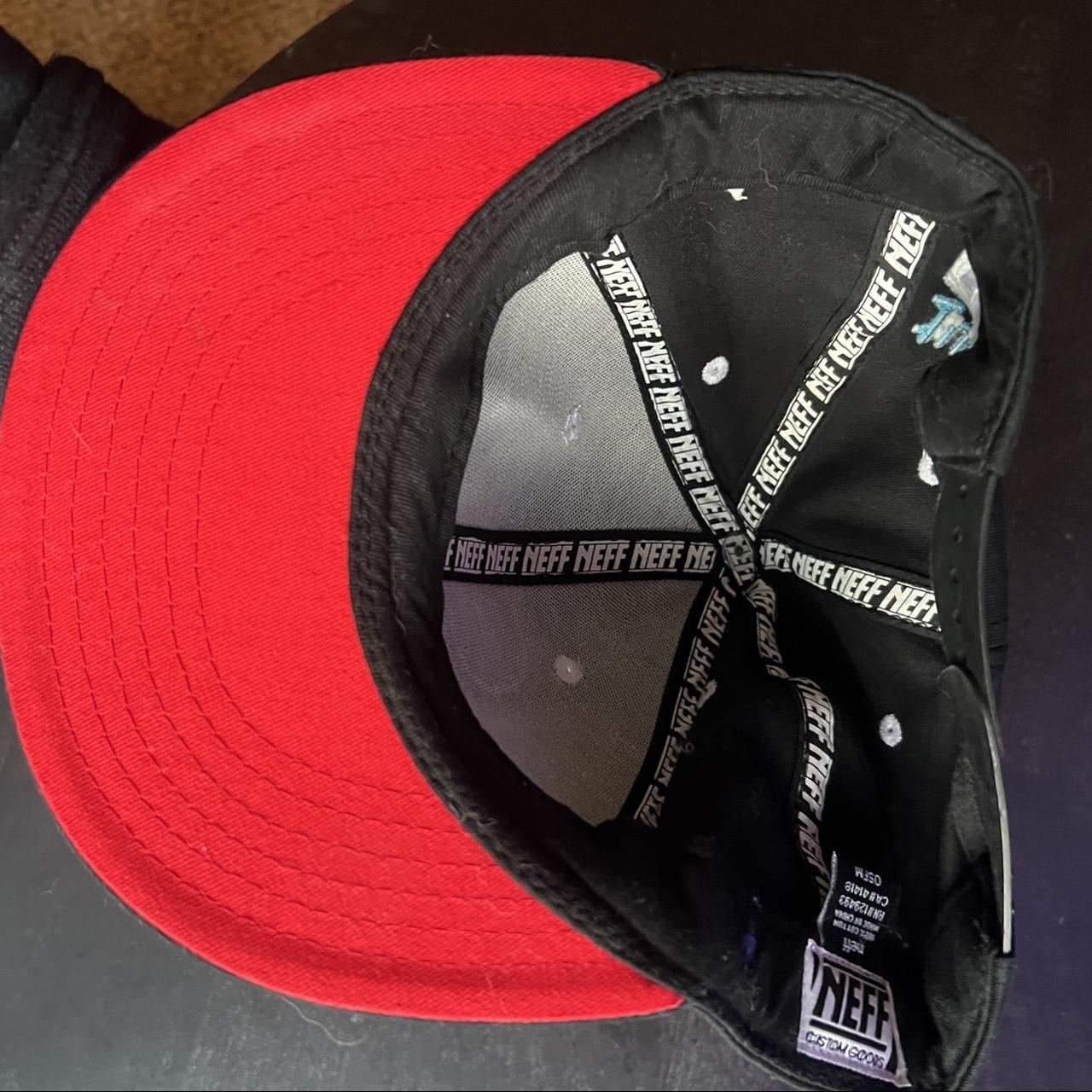 NEFF SnapBack All sizes Black Red #neff SnapBack #hat - Depop