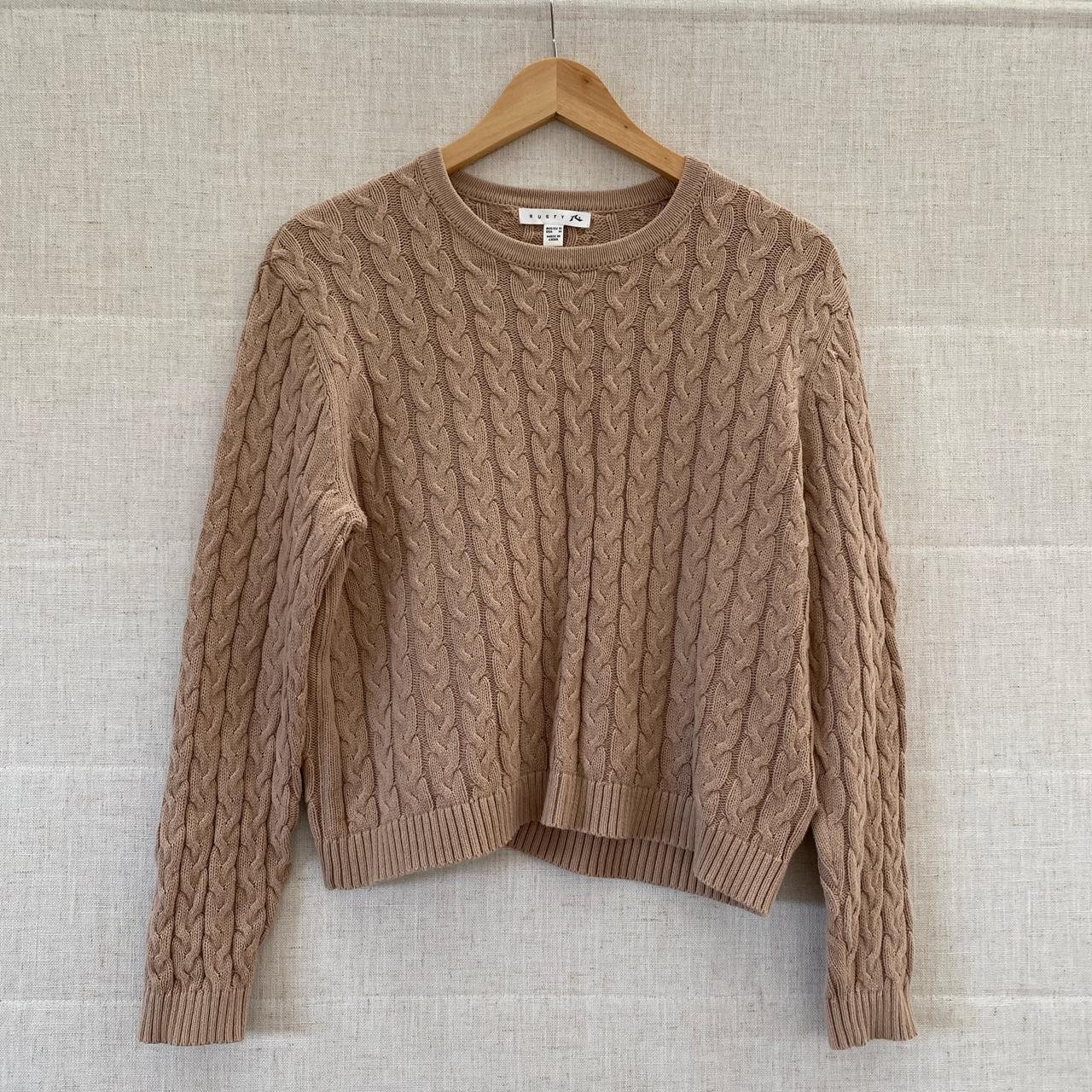 RUSTY CABLE KNIT SWEATER The perfect staple... - Depop