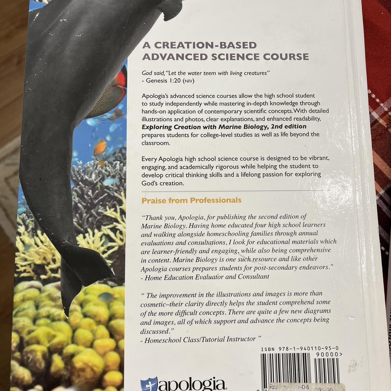 Apologia Exploring Creation w/Marine Biology 2nd Ed... | Depop