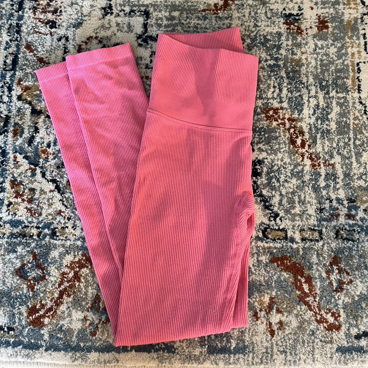 Neon pink leggings from Target. worn once! - Depop