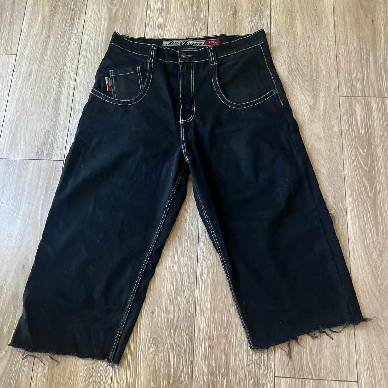 jnco jeans very baggy fit 36x30 cut on the... - Depop