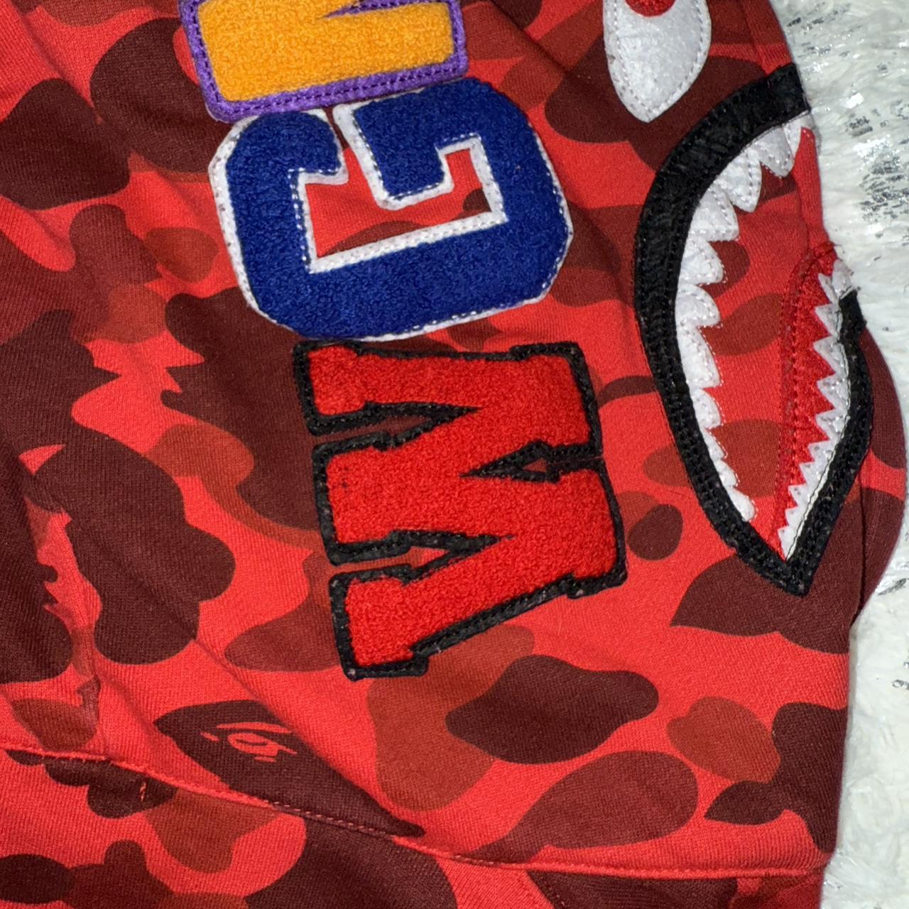 AUTHENTIC (have recipets) BAPE red camo zip up... | Depop